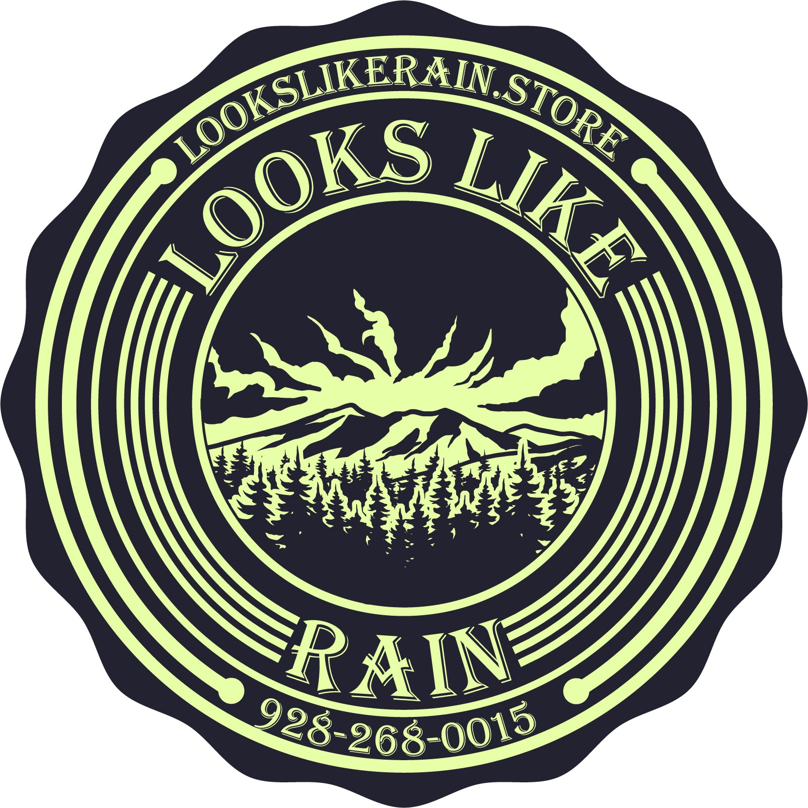 Love Rain Logo I Love Rain Creative Design On Template Banner